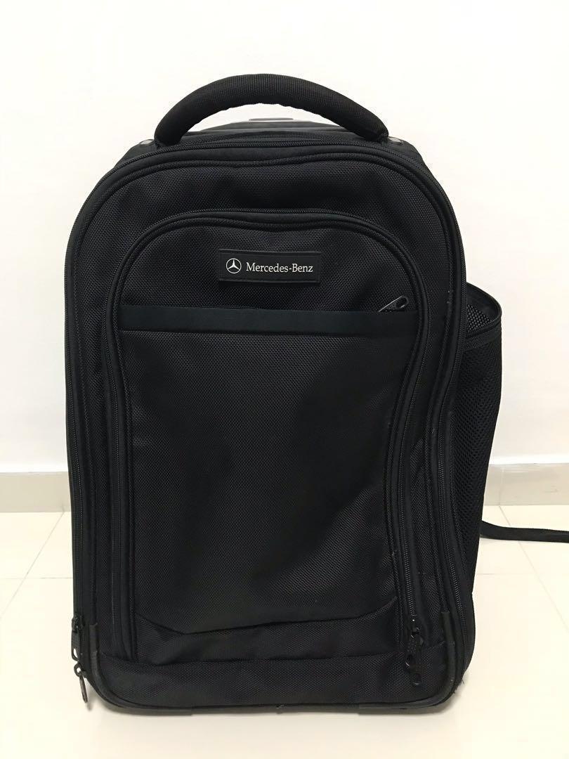 Mercedes Benz MB Bag with Wheels Trolley Bag, Men's Fashion, Bags ...