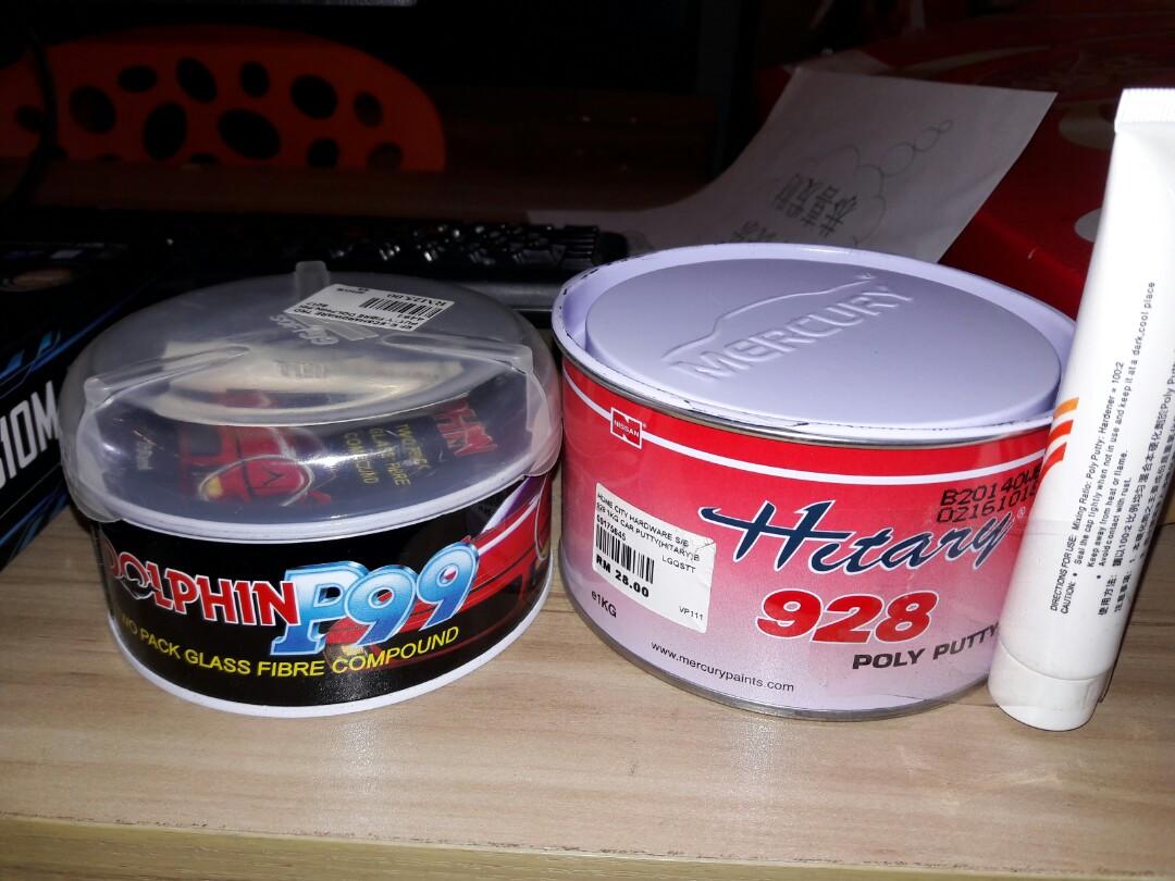 Polly putty 928 & fibre glass compound dolphin 99, Auto Accessories on ...