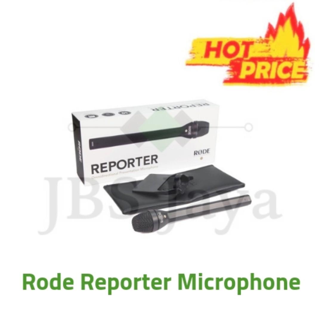 Rode Reporter Microphone, Audio, Other Audio Equipment on Carousell