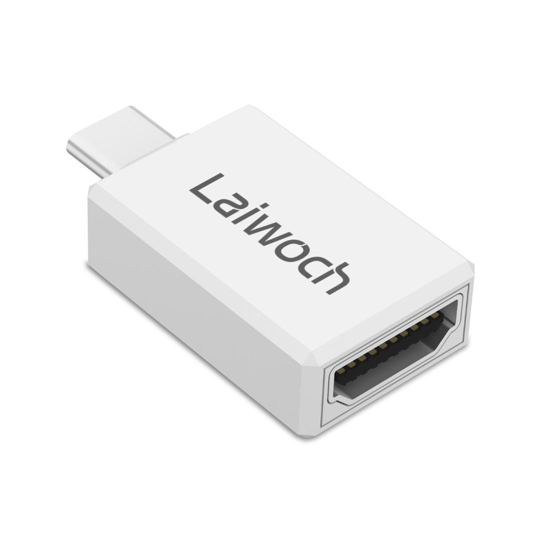 0152_Laiwoch USB-C to HDMI Adapter, USB 3.1 Type C (Thunderbolt 3 ...