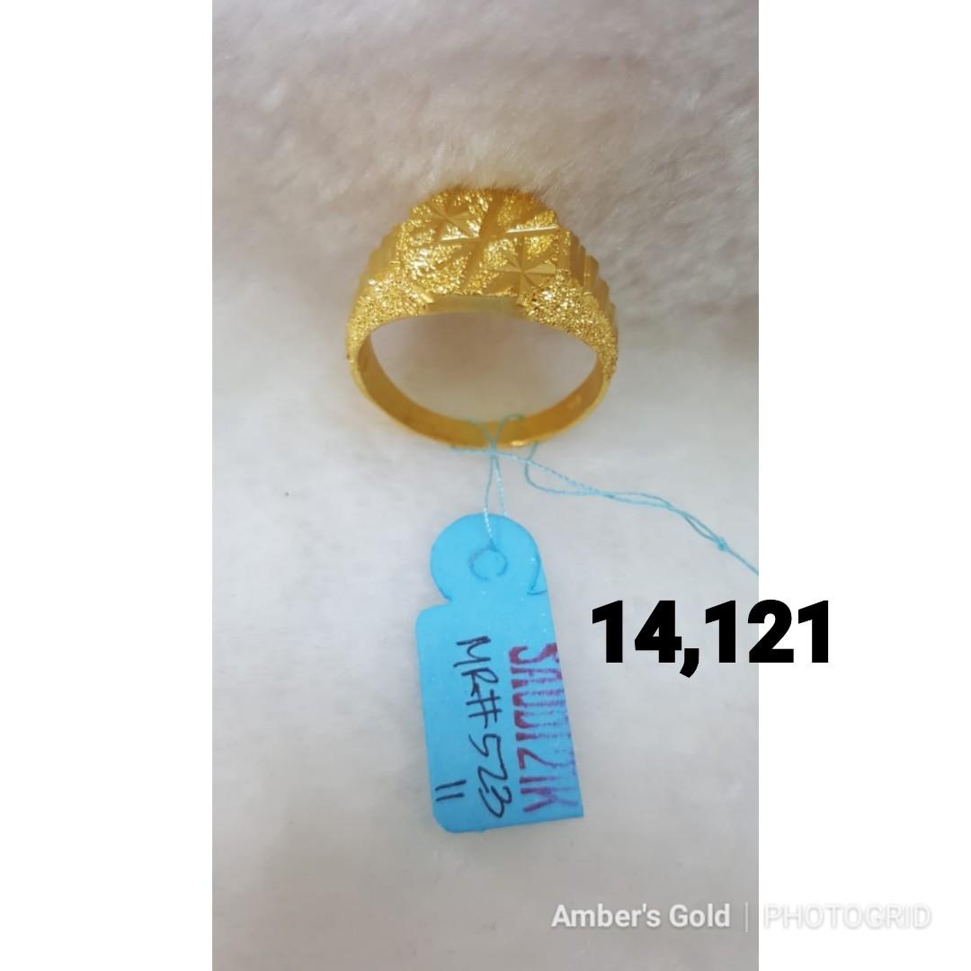21k Saudi gold MEN'S RING in assorted designs, Men's Fashion, Watches ...