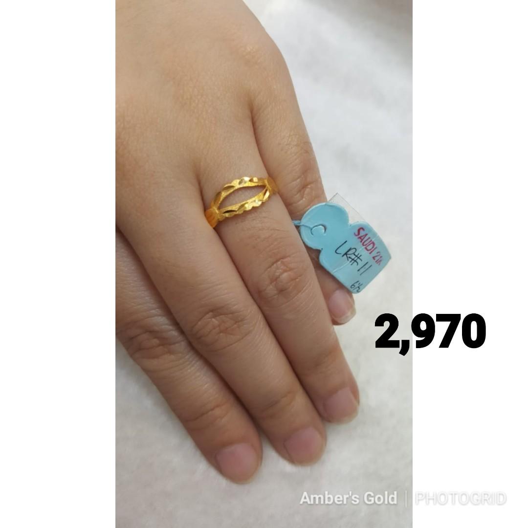 21k Saudi gold RINGS in assorted designs, Luxury, Accessories on Carousell