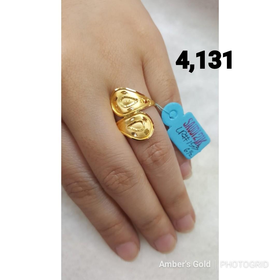 21k Saudi gold RINGS in assorted designs, Luxury, Accessories on Carousell