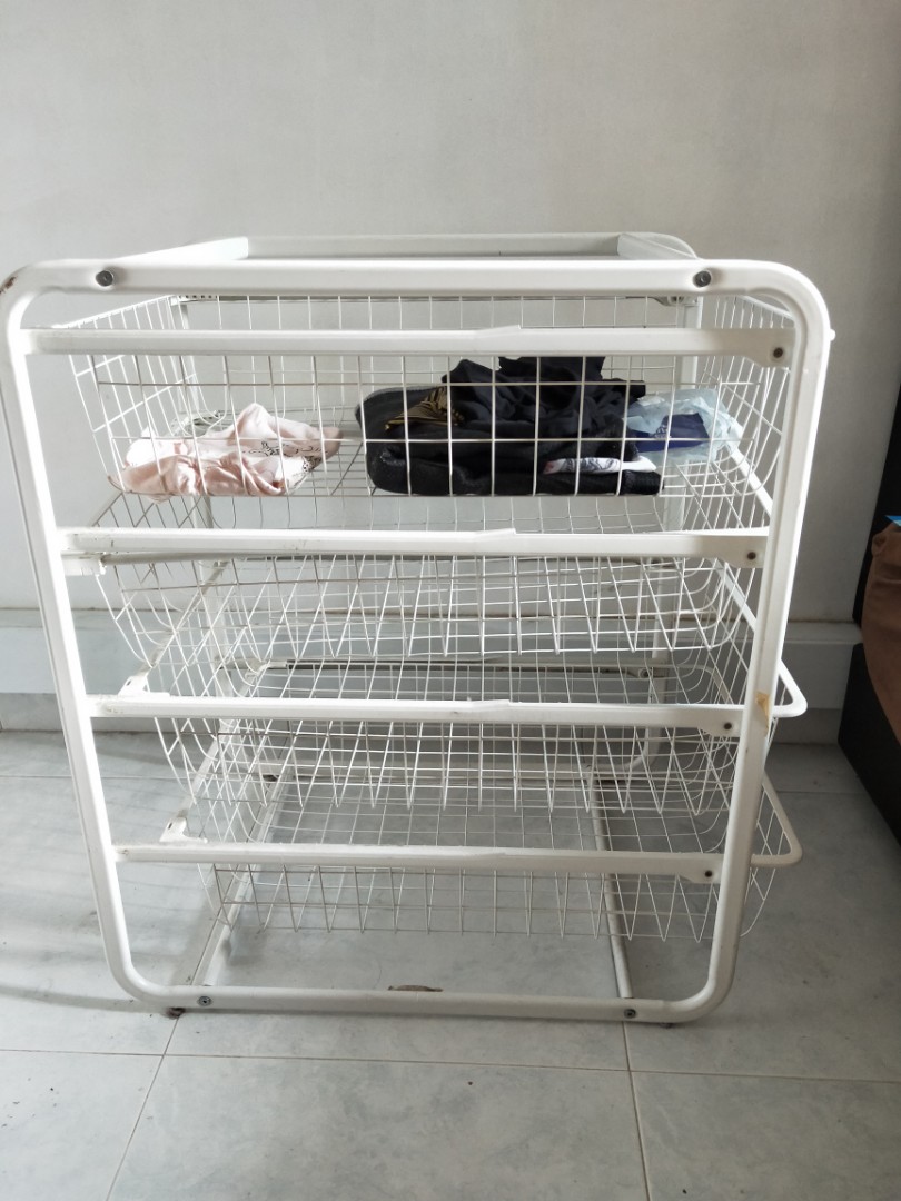 4 tier storage drawers rack, Furniture & Home Living, Furniture ...