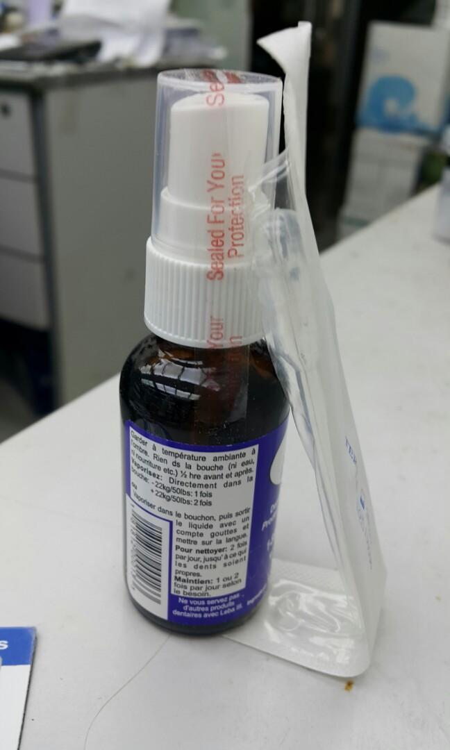 長期現貨 Leba III 寵物潔牙噴霧 牙石 口臭 狗 貓 加拿大製造, 寵物用品, 寵物食品 - Carousell