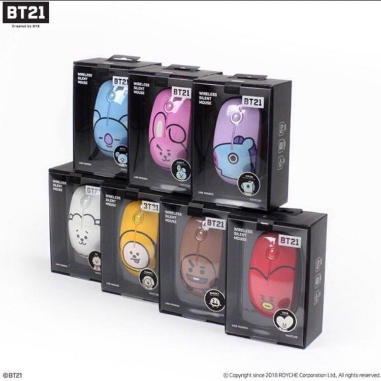 ALL INSTOCK!! BT21 x Royche Wireless Mouse, Hobbies & Toys, Memorabilia & Collectibles, Fan ...