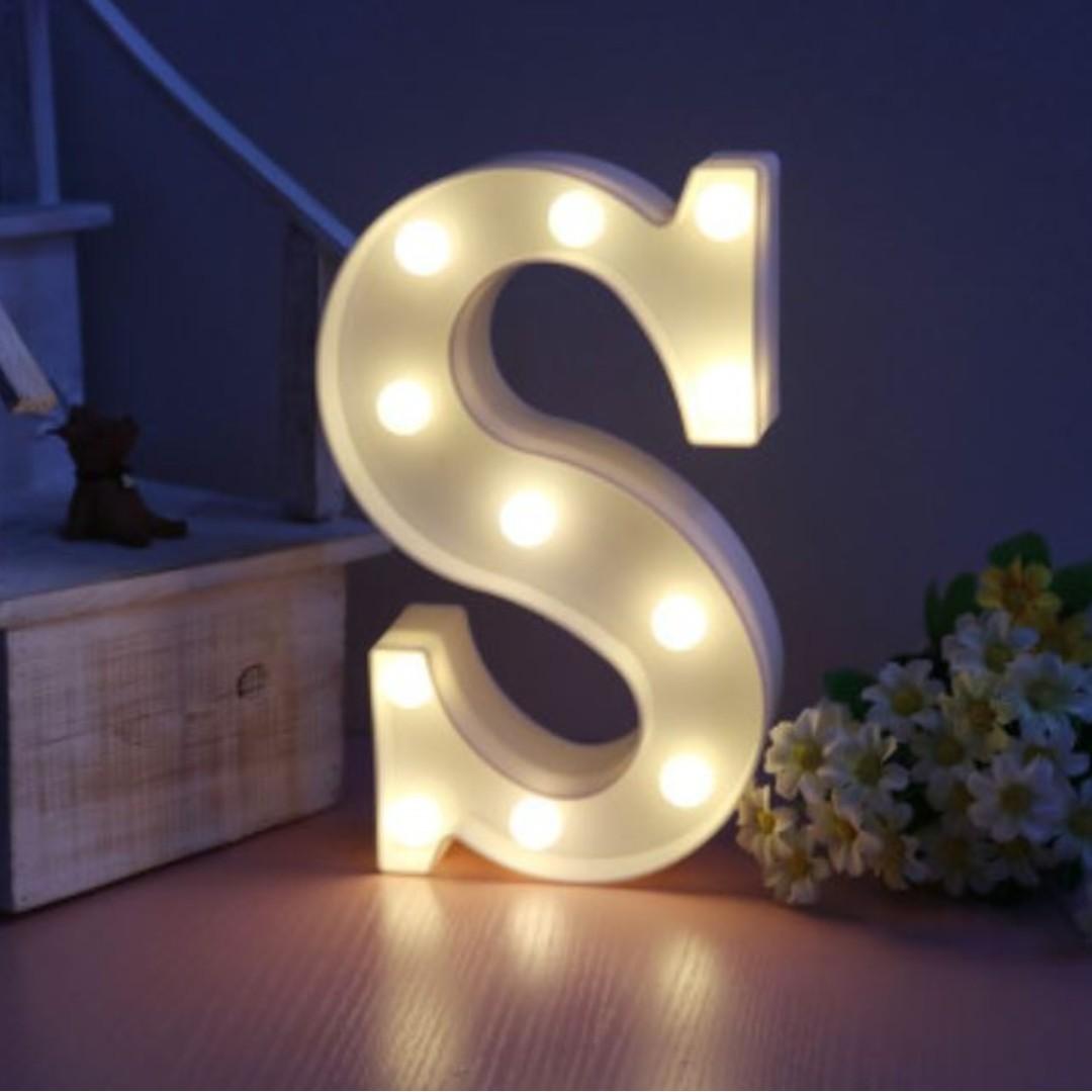 Alphabet Letter with LED Light [PRE-ORDER], Photography, Photography ...