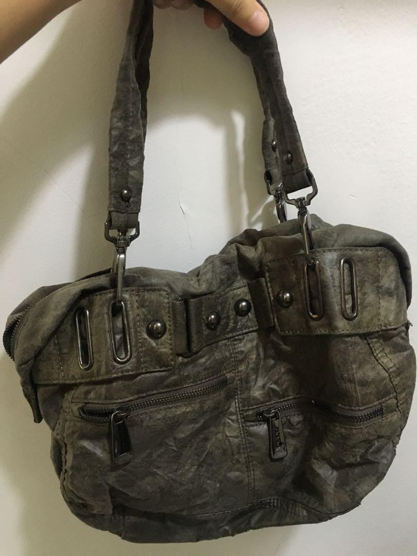 Bebe Bag gray color warna abu tas merek samping mini zara mango bershka ...