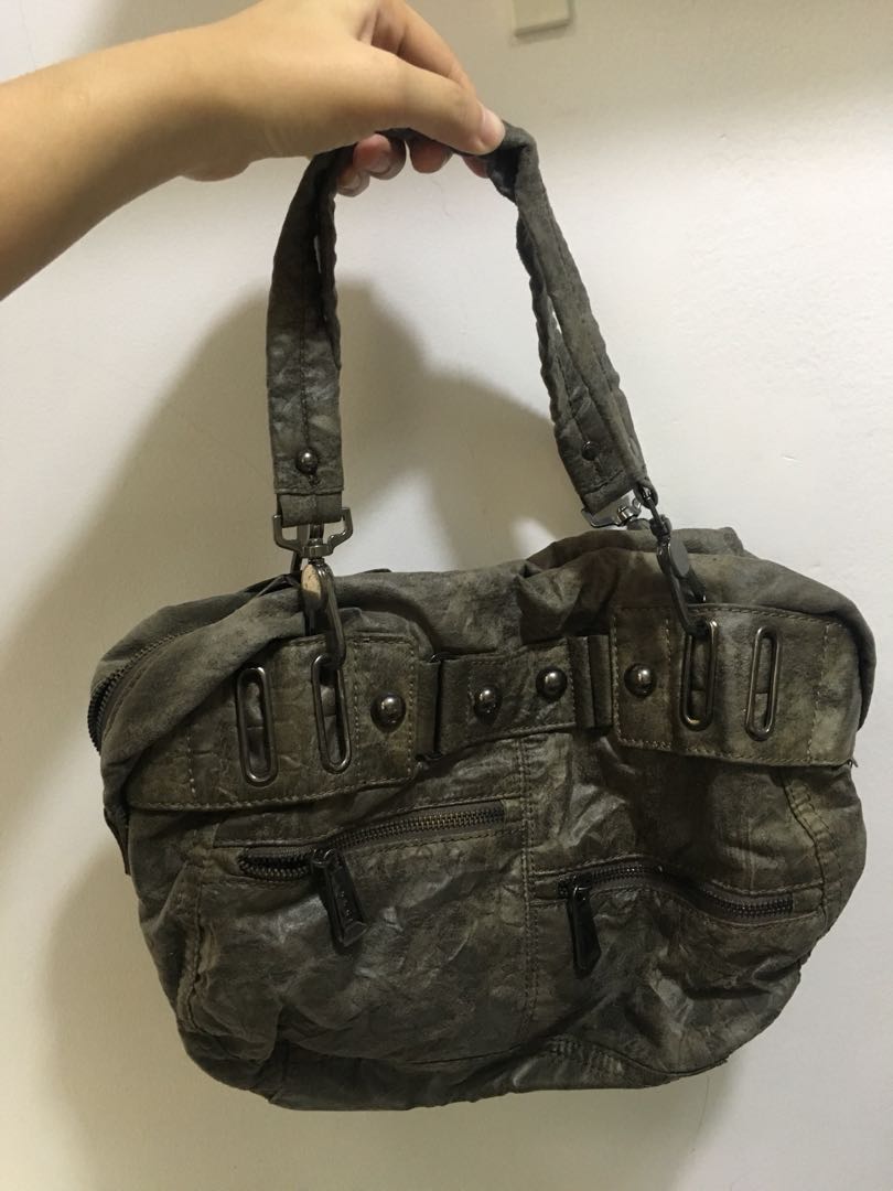 Bebe Bag gray color warna abu tas merek samping mini zara mango bershka ...