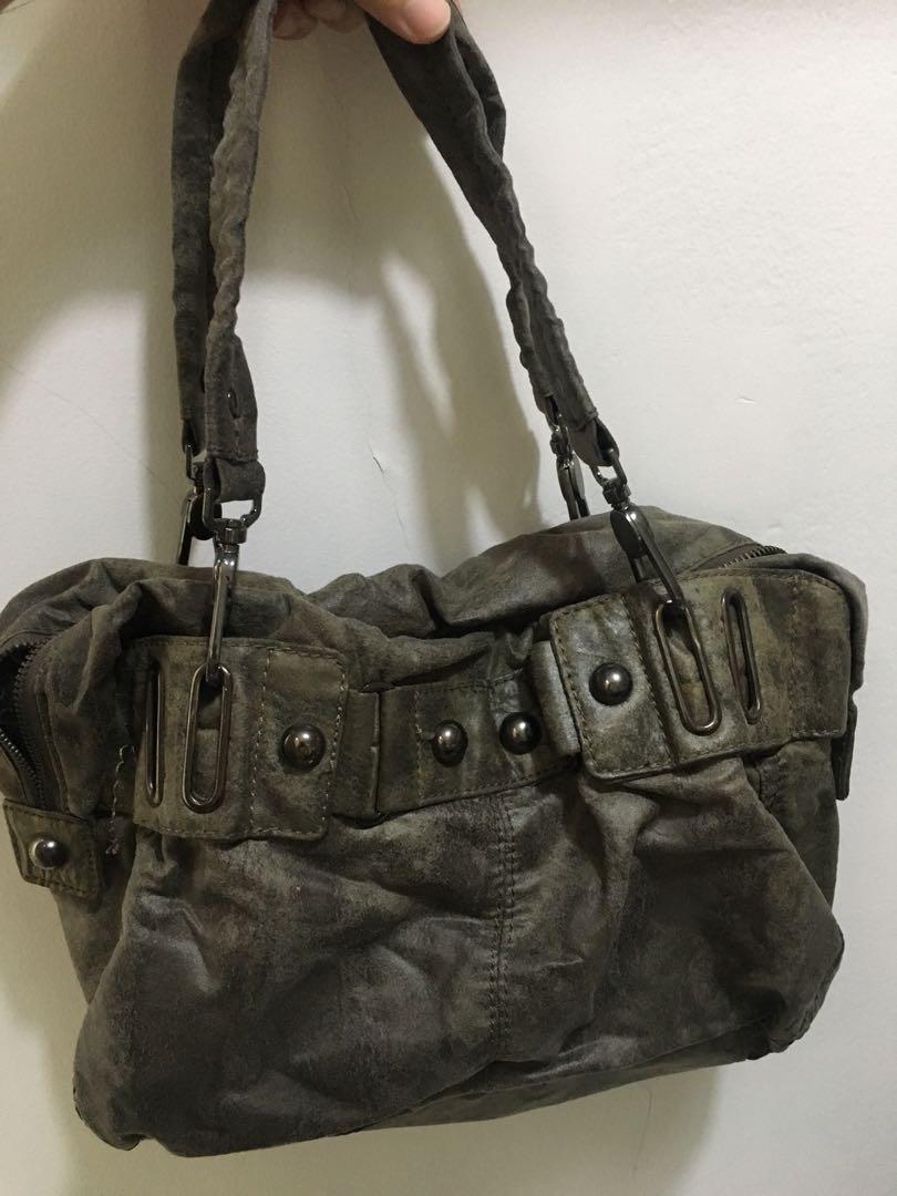 Bebe Bag gray color warna abu tas merek samping mini zara mango bershka ...