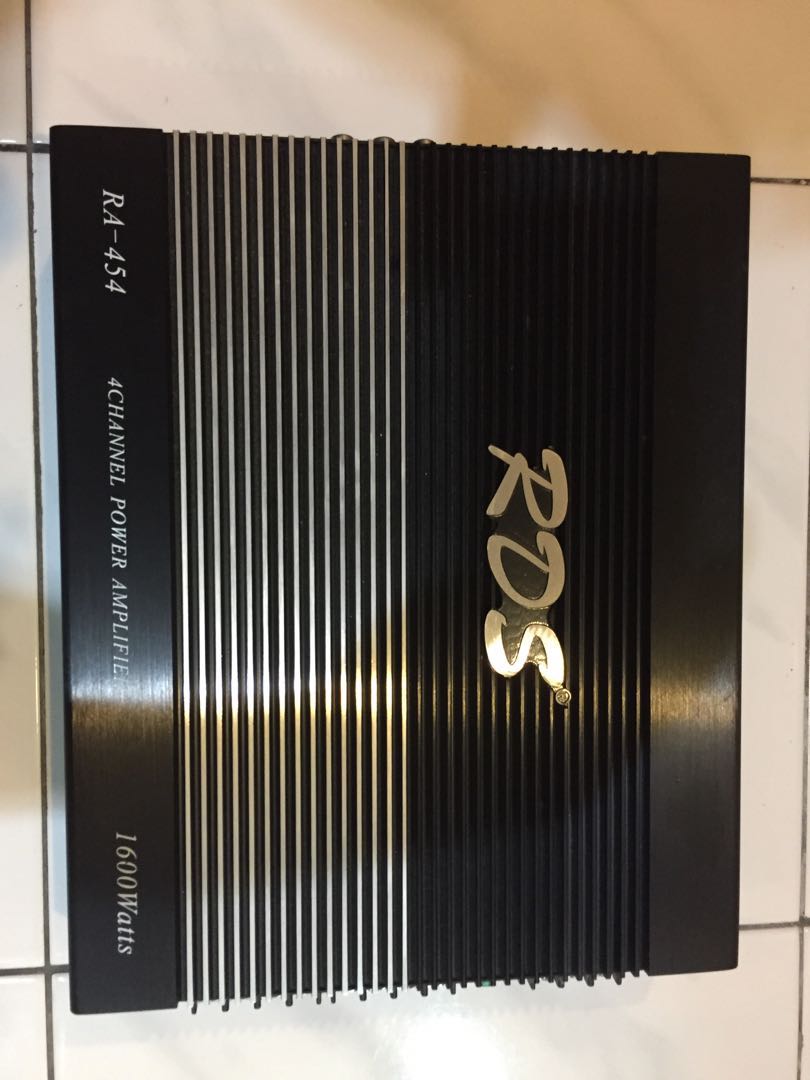 Car Amplifier RDS 4 channel, Auto Accessories on Carousell