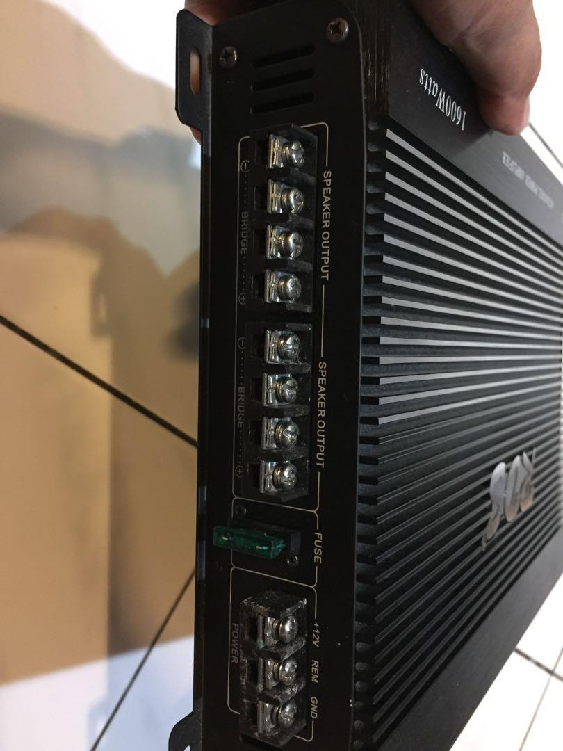 Car Amplifier RDS 4 channel, Auto Accessories on Carousell