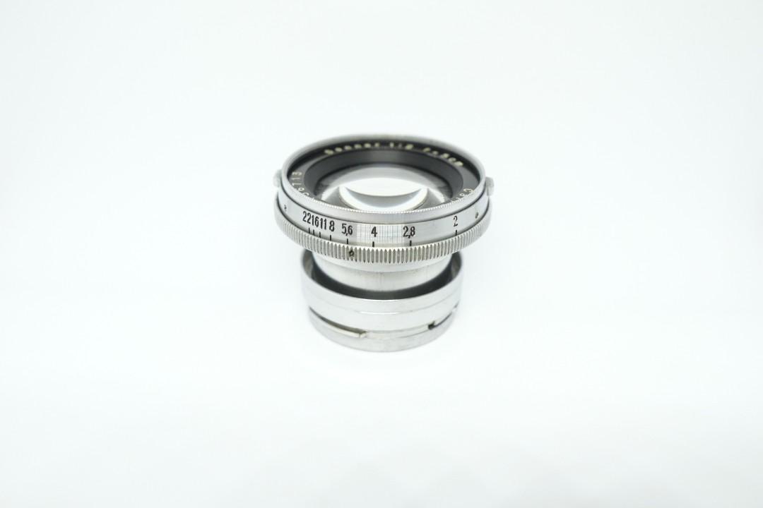 Carl Zeiss Jena Sonnar Collapsible Lens 5cm 50mm f/2 for Nikon S Mount ...