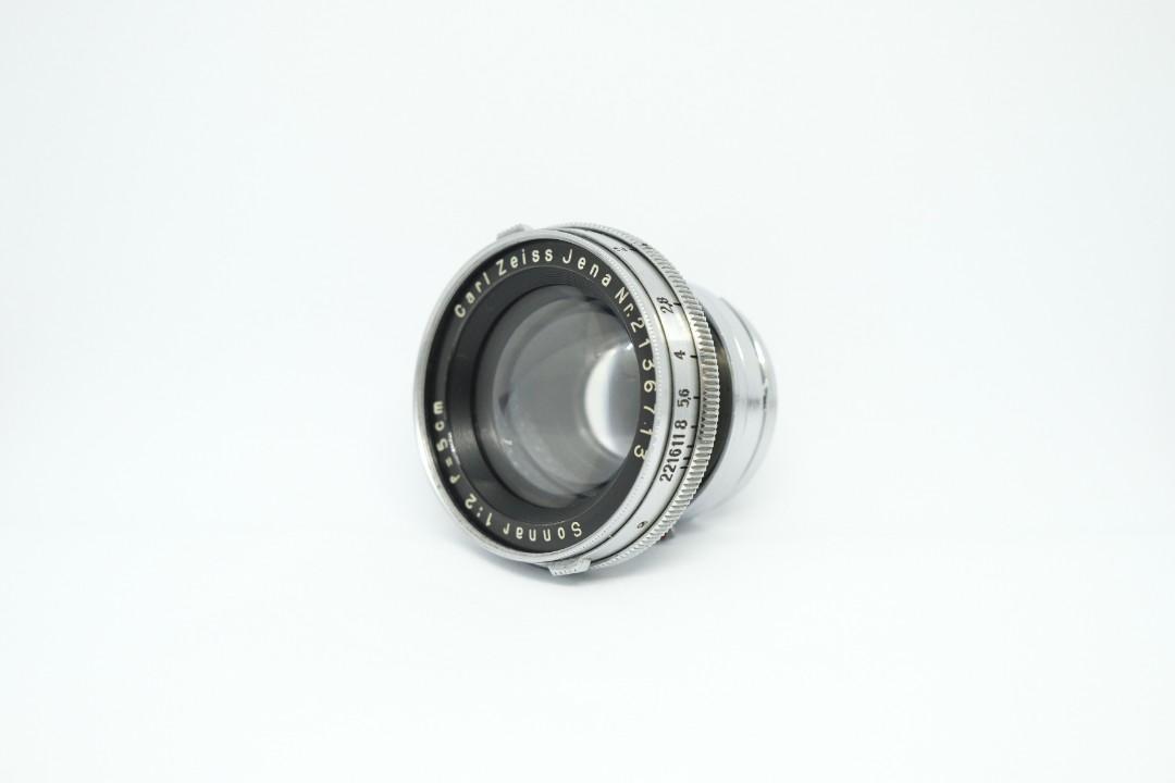 Carl Zeiss Jena Sonnar Collapsible Lens 5cm 50mm f/2 for Nikon S Mount ...
