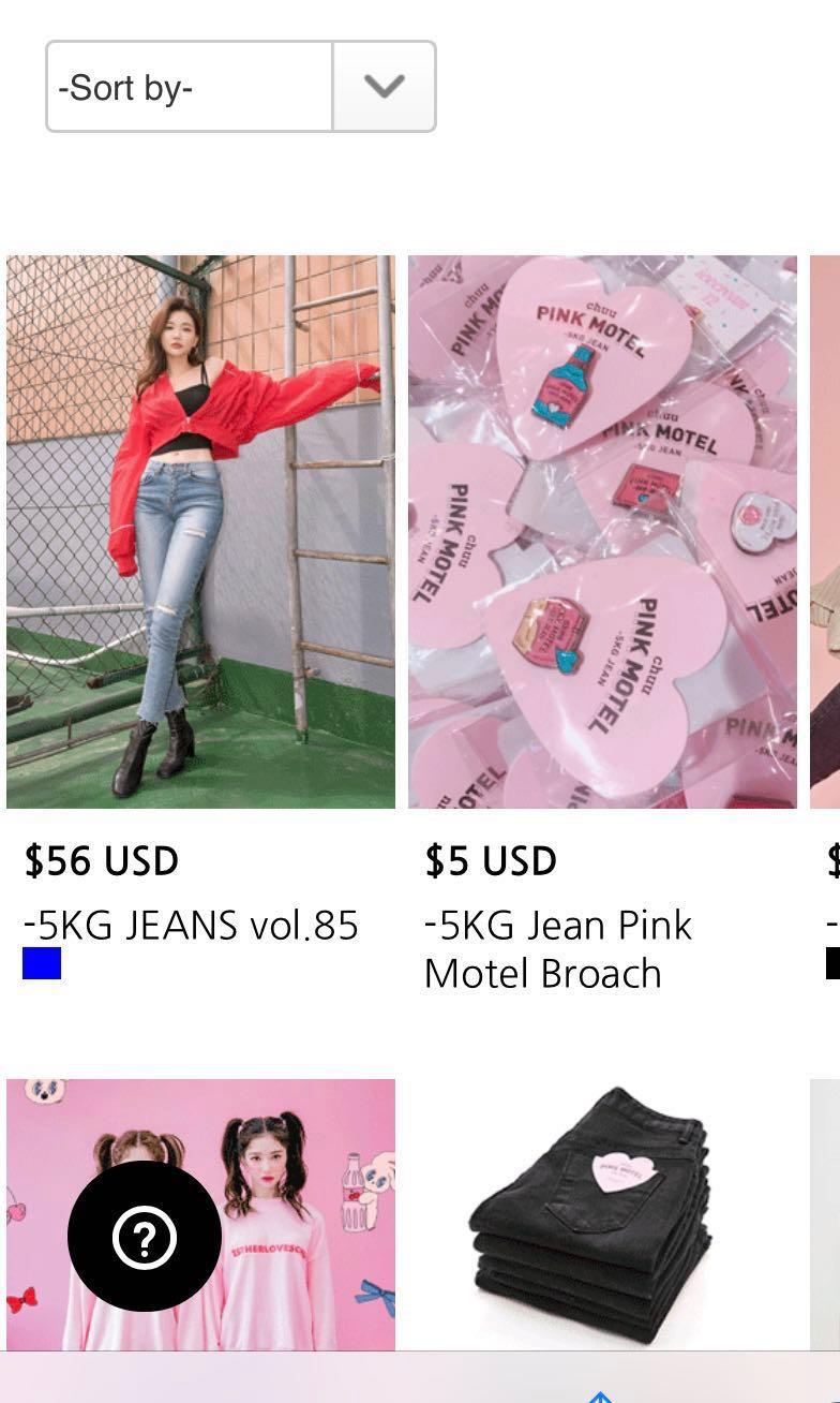 Chuu -5kg Pink Motel Jeans 29 vol.85, Women's Fashion, Bottoms, Jeans & Leggings on Carousell