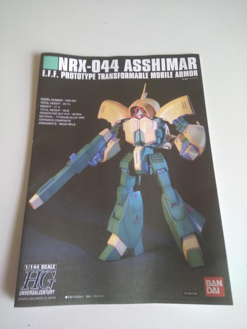 HG 1/144 NRX-044 Asshimar (HGUC), Hobbies & Toys, Toys & Games on Carousell