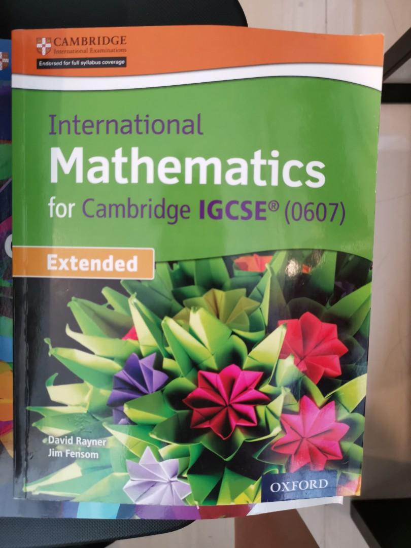 international Mathematics Textbook Cambridge IGCSE, Hobbies & Toys ...