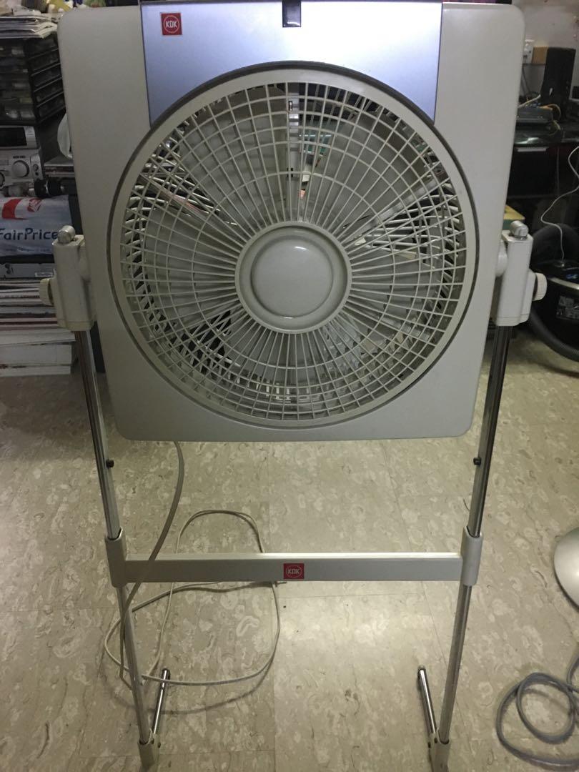 KDK 12-inch Box Fan (White), Furniture & Home Living, Lighting & Fans ...