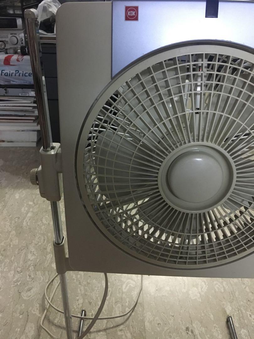 KDK 12-inch Box Fan (White), Furniture & Home Living, Lighting & Fans ...