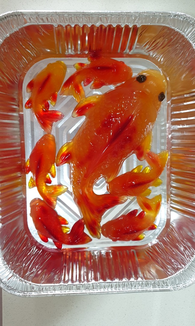 Koi fish Agar Agar, Food & Drinks, Homemade Bakes on Carousell