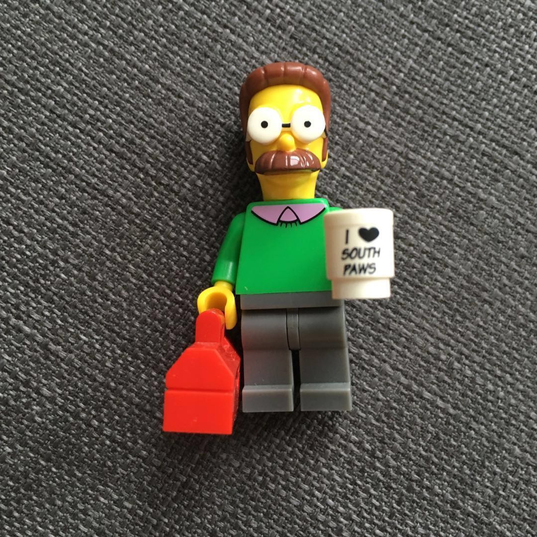 Lego 71005 The Simpson Series Ned Flanders Simpson Character ...