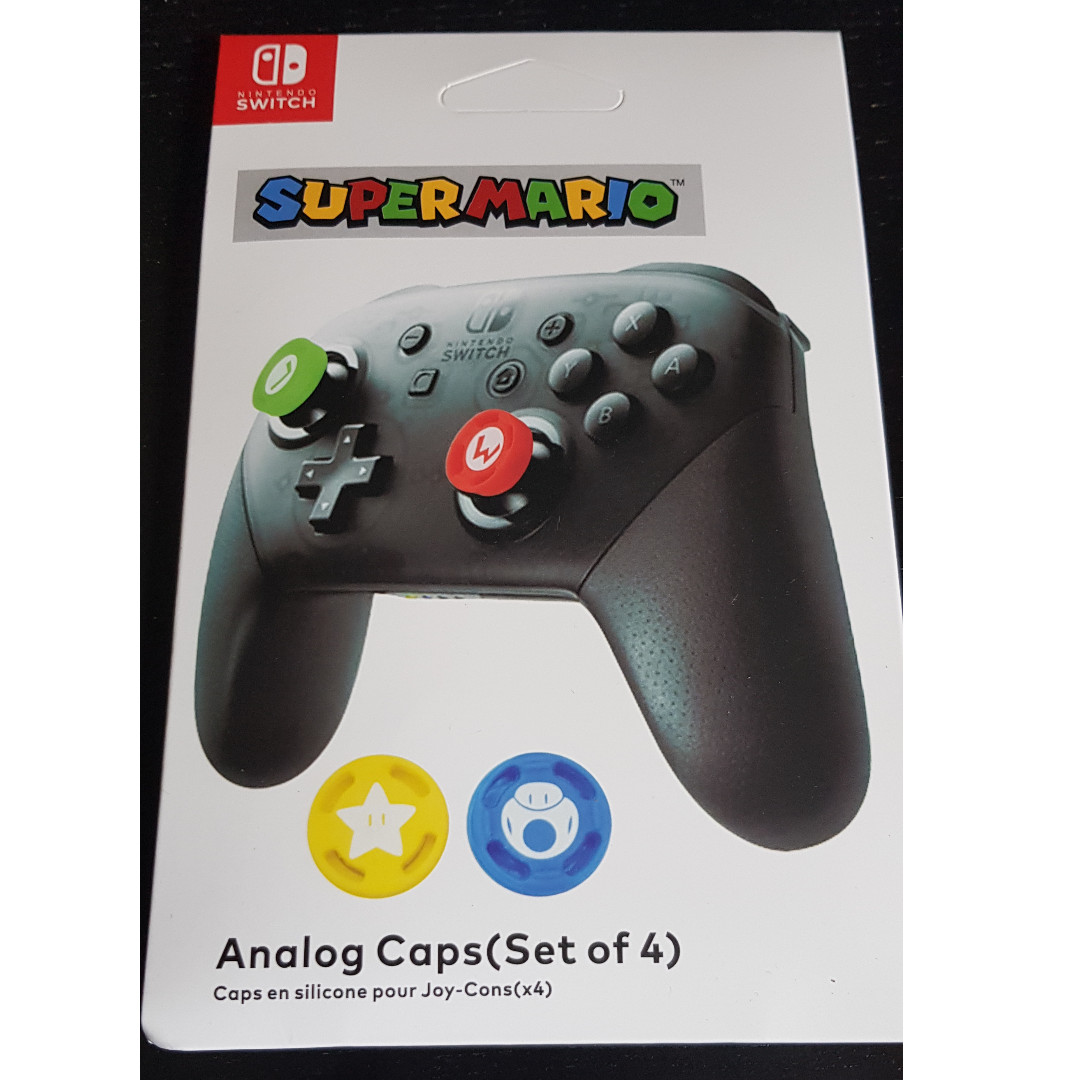 Nintendo Switch Pro Controller Analog Caps, Video Gaming, Video Game ...