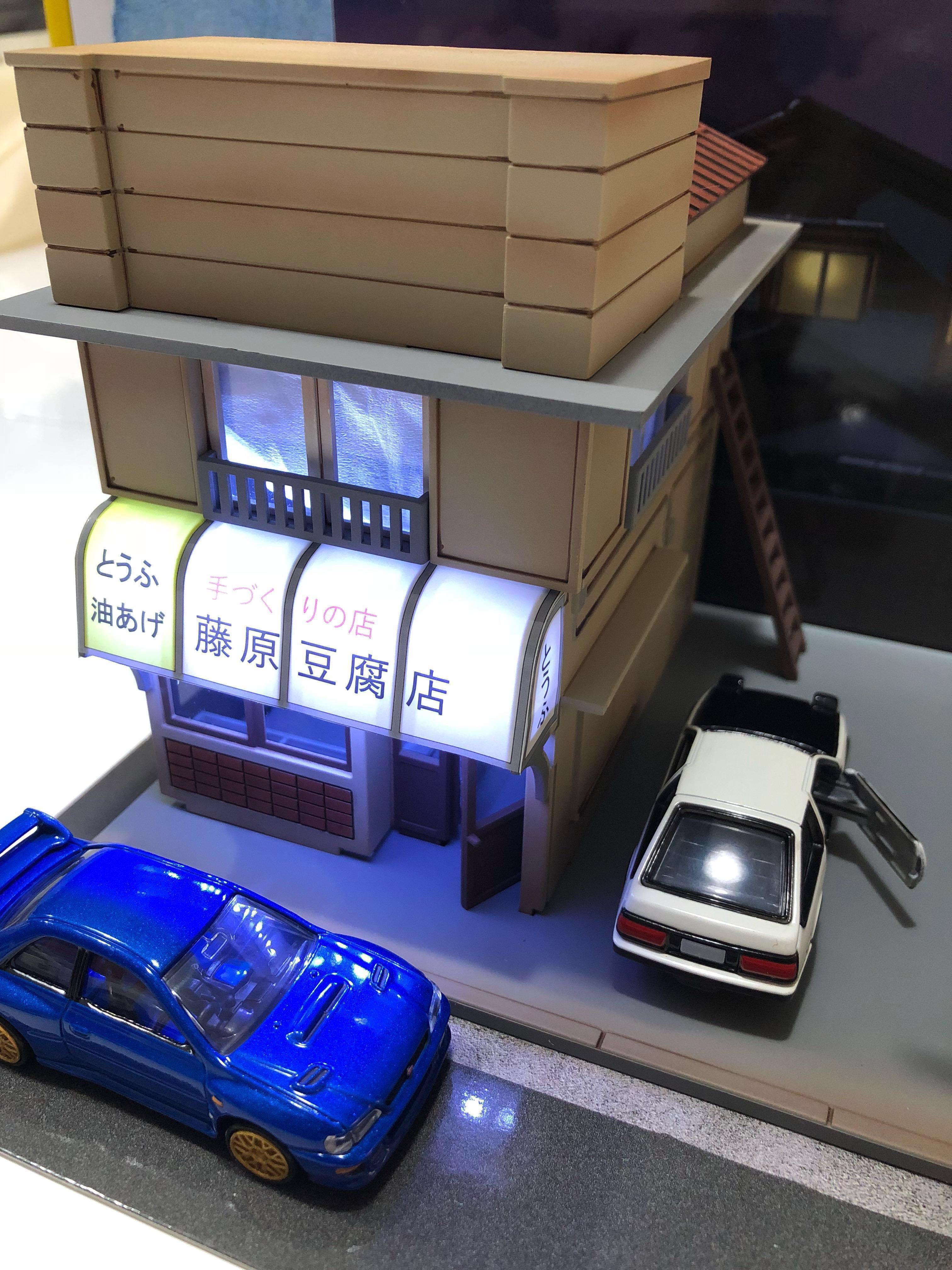 Initial D Fujiwara Tofu Shop 1/64 Scale by Yumebox (CARS NOT INCLUDED ...