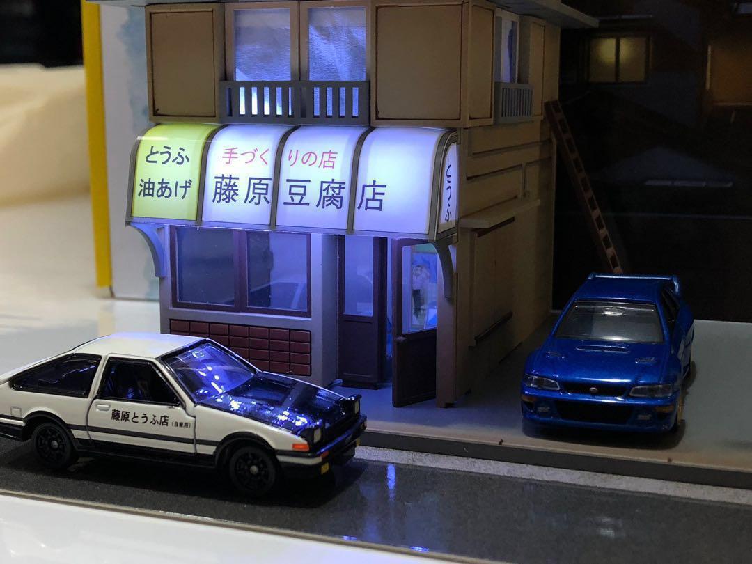 Initial D Fujiwara Tofu Shop 1/64 Scale by Yumebox (CARS NOT INCLUDED ...