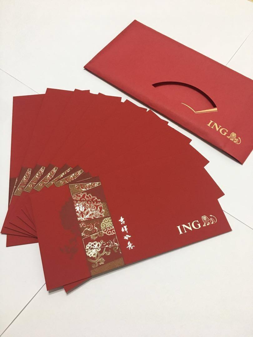 Red Packet Ing (8 pieces in a folder), Everything Else on Carousell