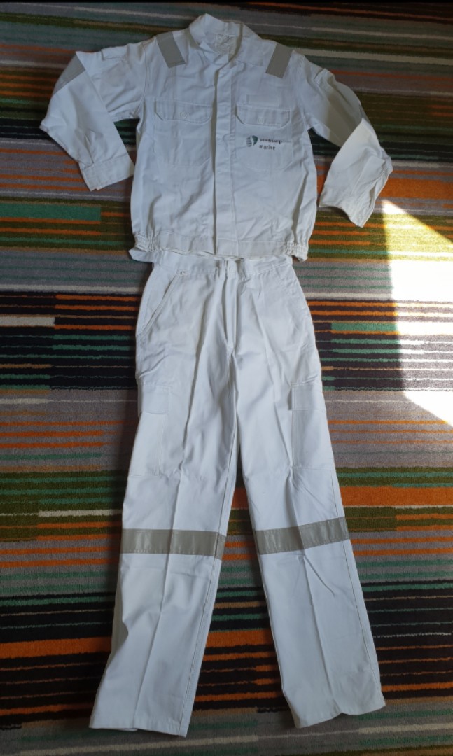 Sembcorp Marine Coverall Uniform, Men's Fashion, Tops & Sets, Formal ...