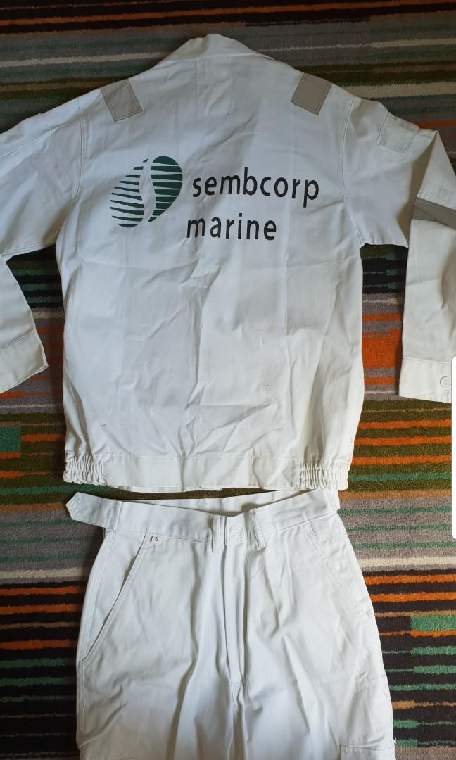 Sembcorp Marine Coverall Uniform, Men's Fashion, Tops & Sets, Formal ...