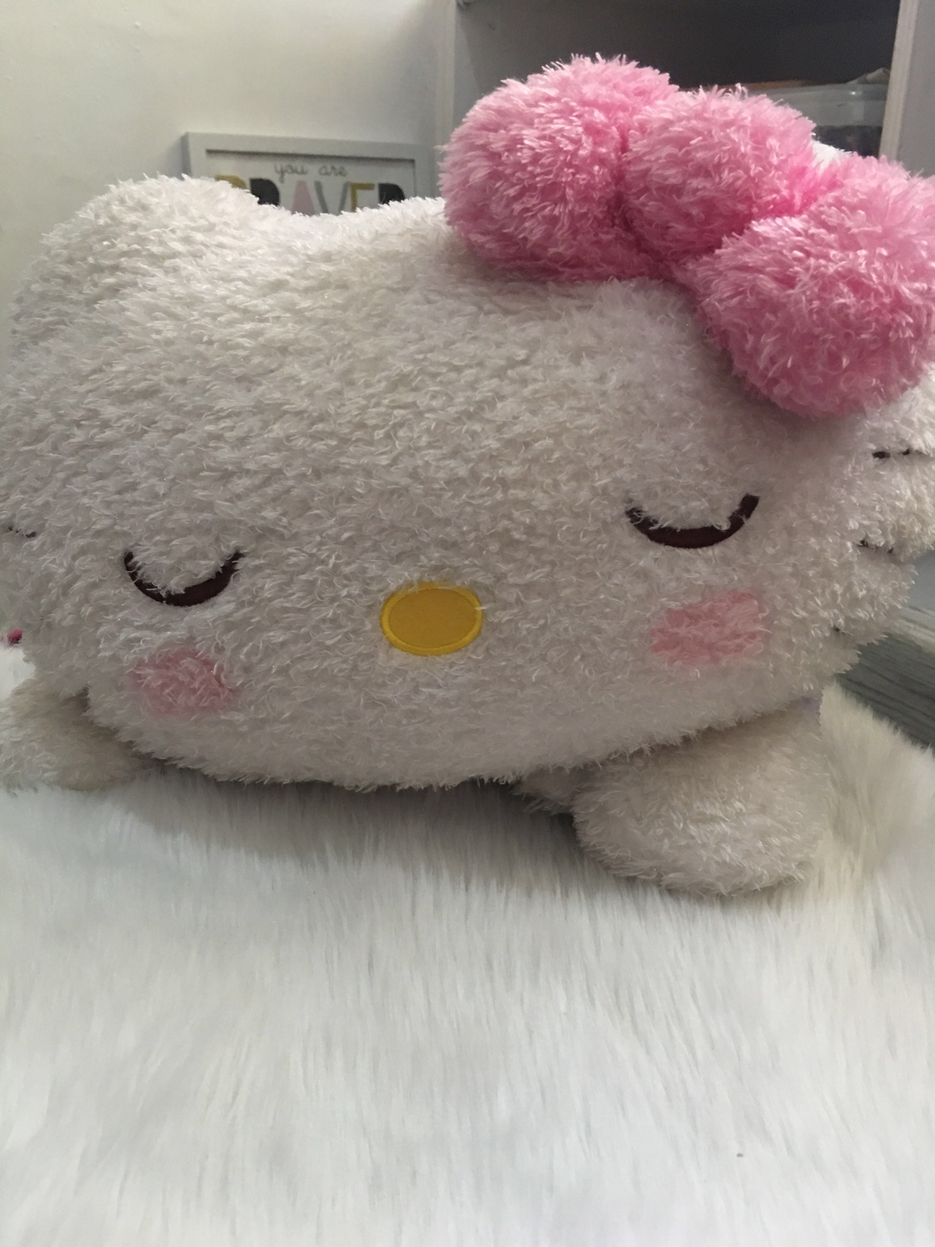 Sleeping Hello Kitty, Hobbies & Toys, Toys & Games on Carousell