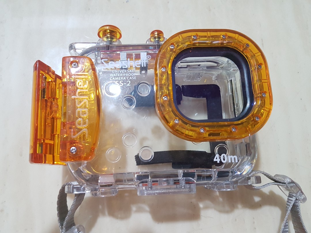 SS2 universal water proof camera casing 40m, Photography, Photography ...