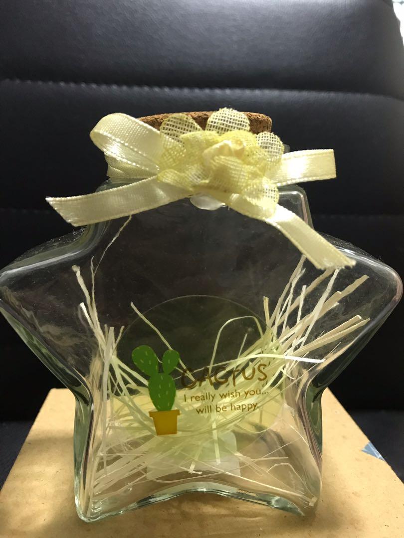 Star Shape Jar Glass, Hobbies & Toys, Stationery & Craft, Craft ...
