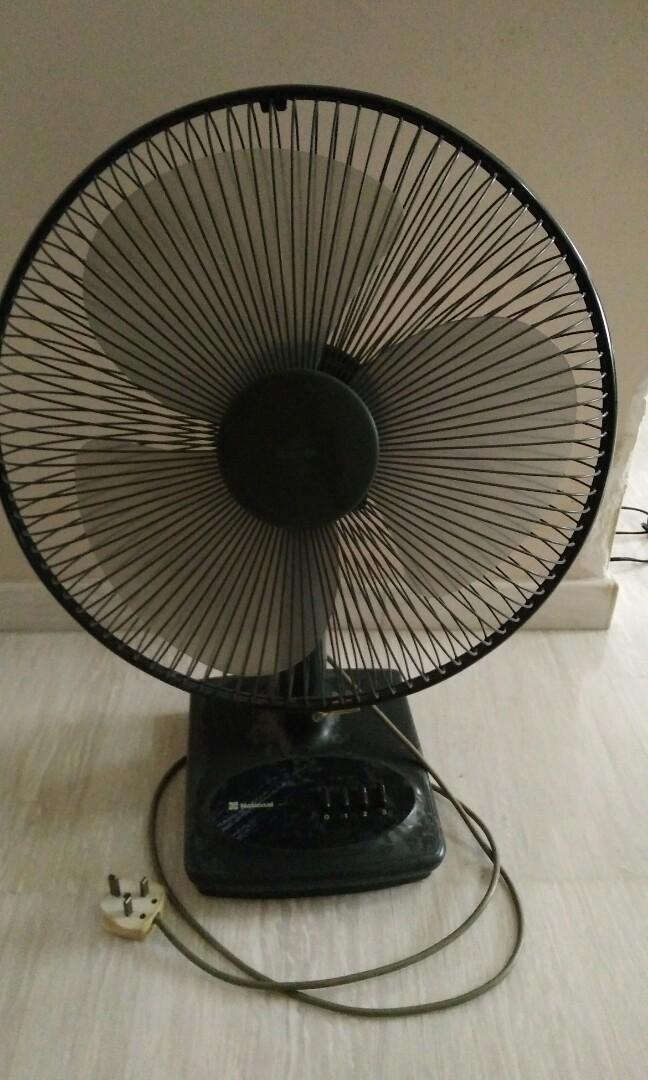 Japan brand NATIONAL Table fan, Furniture & Home Living, Lighting ...