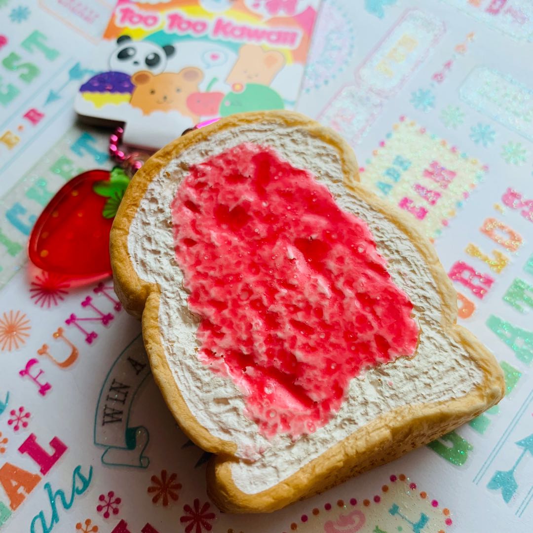(RESERVED) Too too kawaii toast squishy, Hobbies & Toys, Toys & Games ...