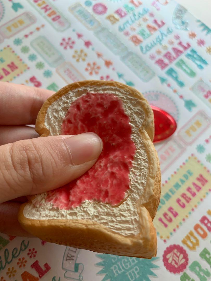(RESERVED) Too too kawaii toast squishy, Hobbies & Toys, Toys & Games ...