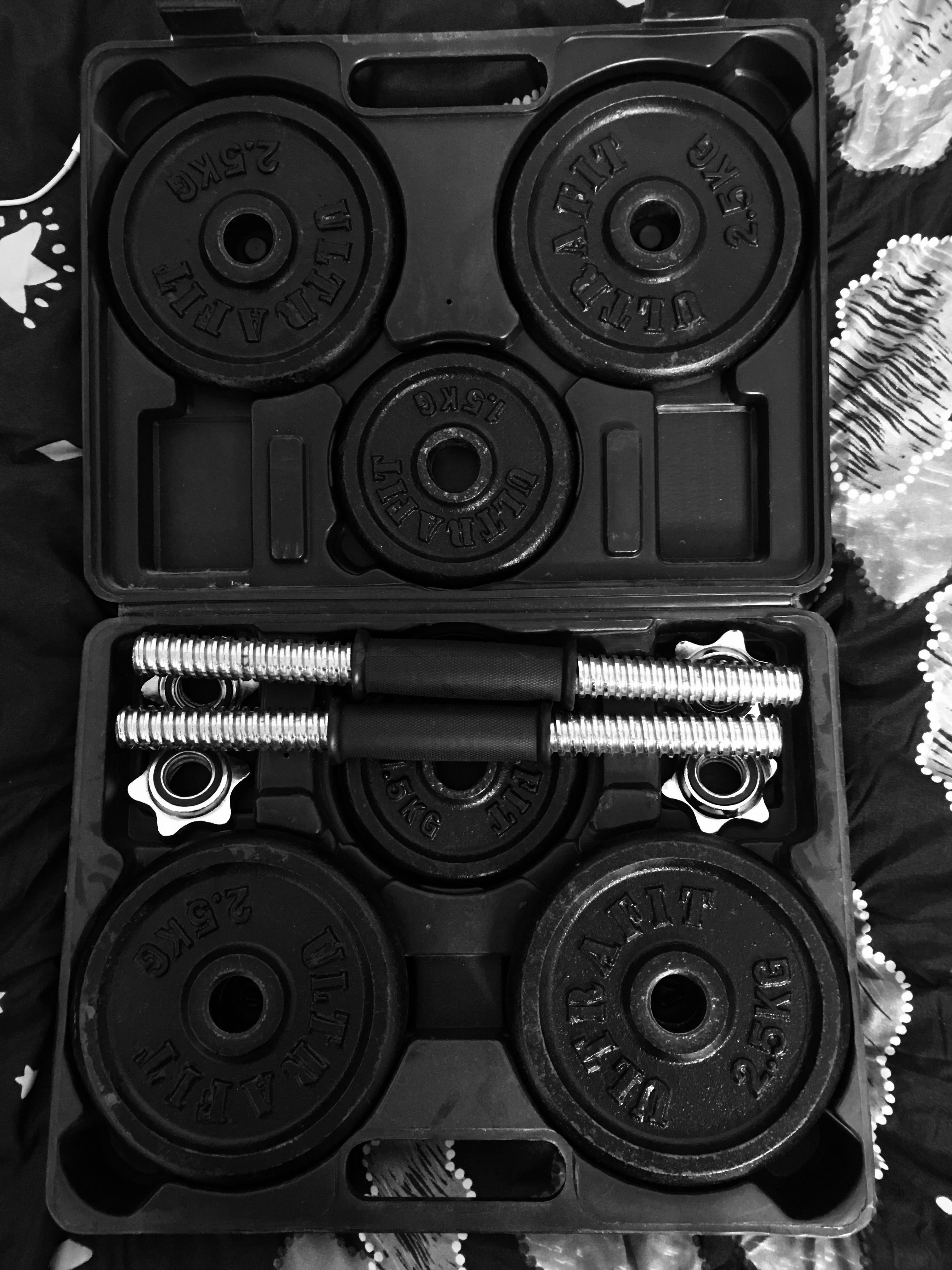 UltraFit 16kgs dumbbell, Sports Equipment, Exercise & Fitness, Weights ...