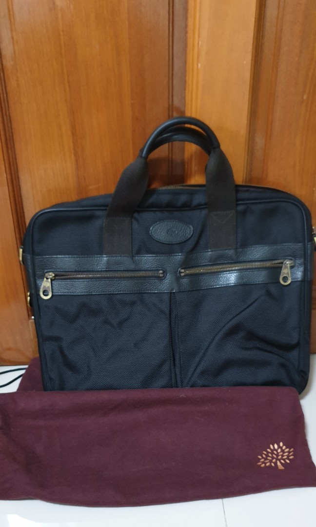 Used Mulberry laptop bag, Men's Fashion, Bags, Briefcases on Carousell