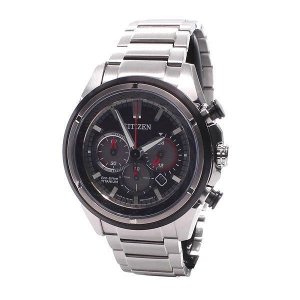 100% AUTHENTIC Citizen Super Titanium Eco-Drive Chronograph Gents ...