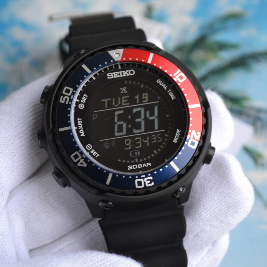 100% Authentic Limited Stock Seiko Digital Lowercase Fieldmaster Solar ...