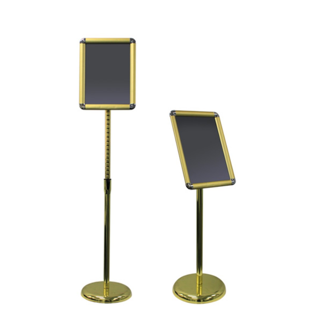 A3 Display Stand Adjustable Height Round Corner Easy Snap Frame Poster ...