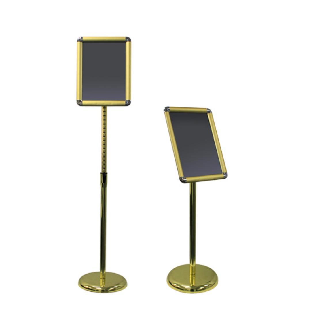 A3 Display Stand Adjustable Height Round Corner Easy Snap Frame Poster ...