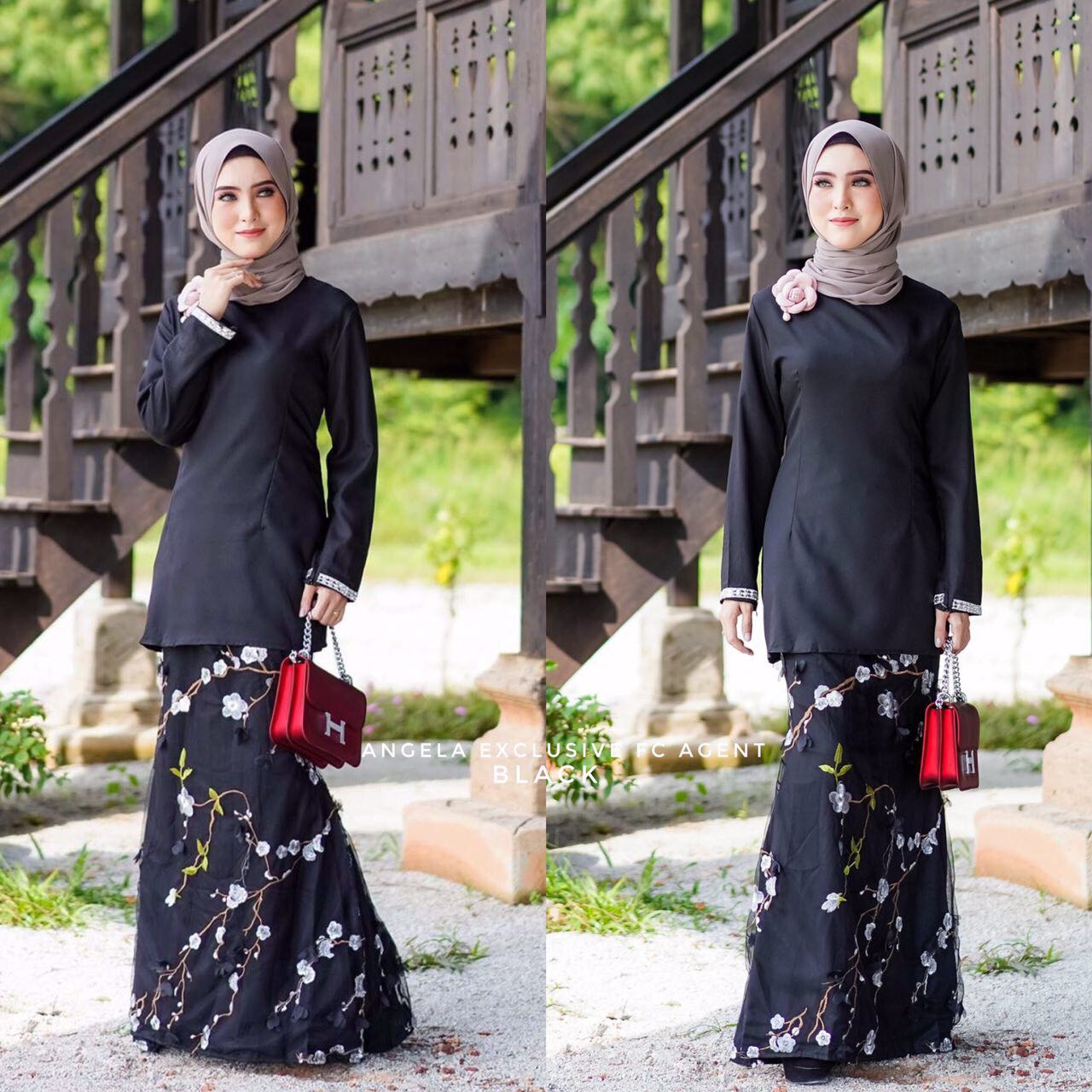 Angela RAYA, Women's Fashion, Muslimah Fashion, Baju Kurung & sets on ...
