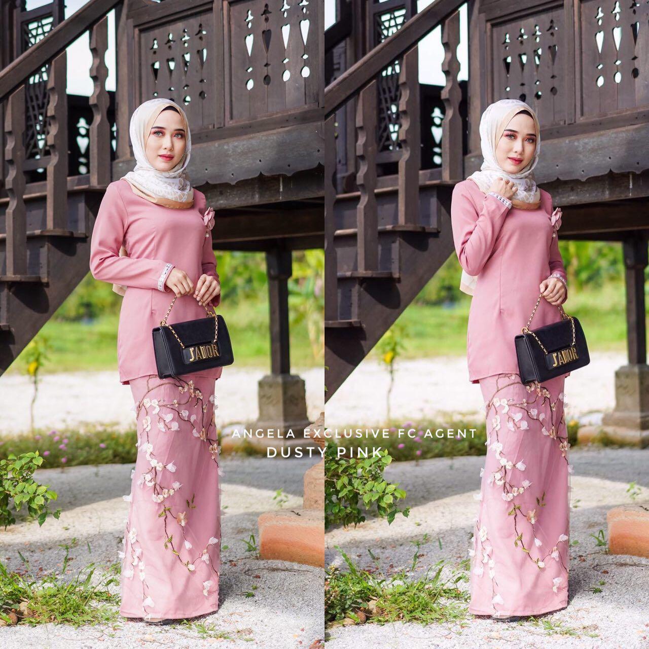 Angela RAYA, Women's Fashion, Muslimah Fashion, Baju Kurung & sets on ...