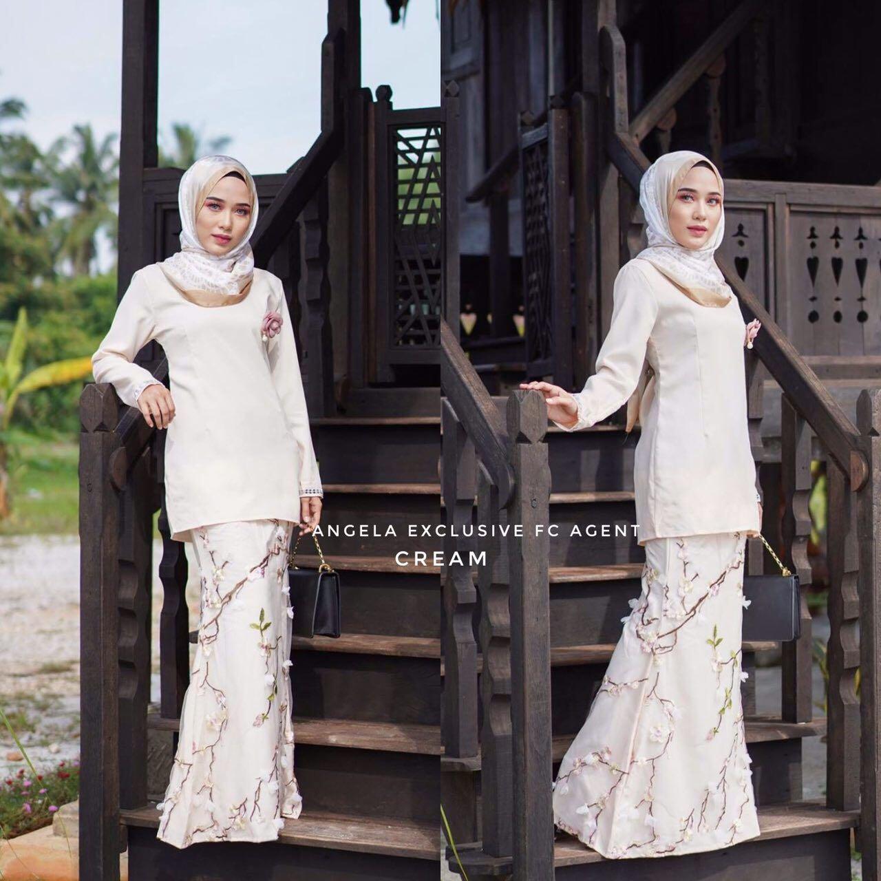 Angela RAYA, Women's Fashion, Muslimah Fashion, Baju Kurung & sets on ...