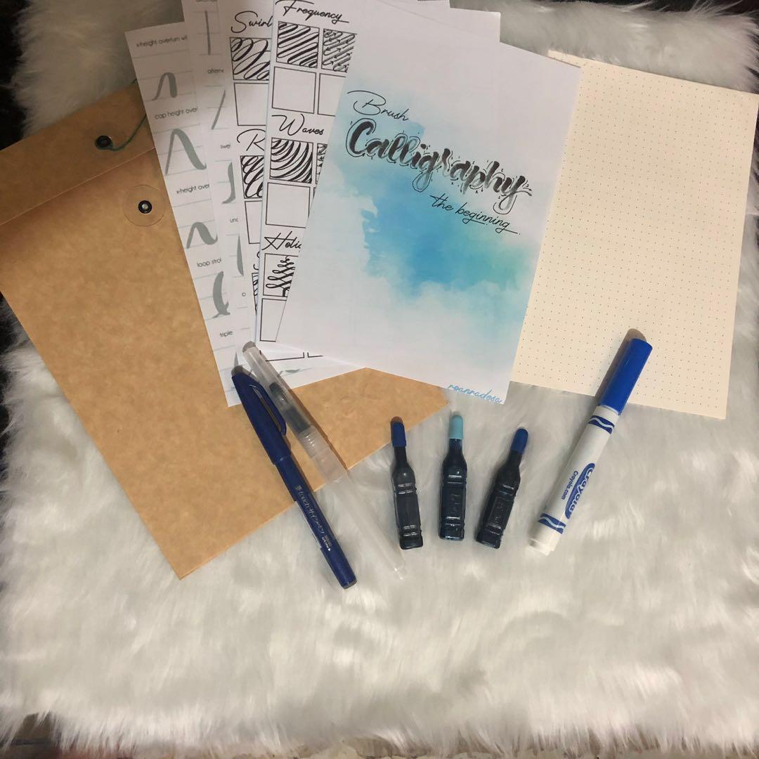 Basic brush Calligraphy set, Hobbies & Toys, Stationary & Craft, Craft ...