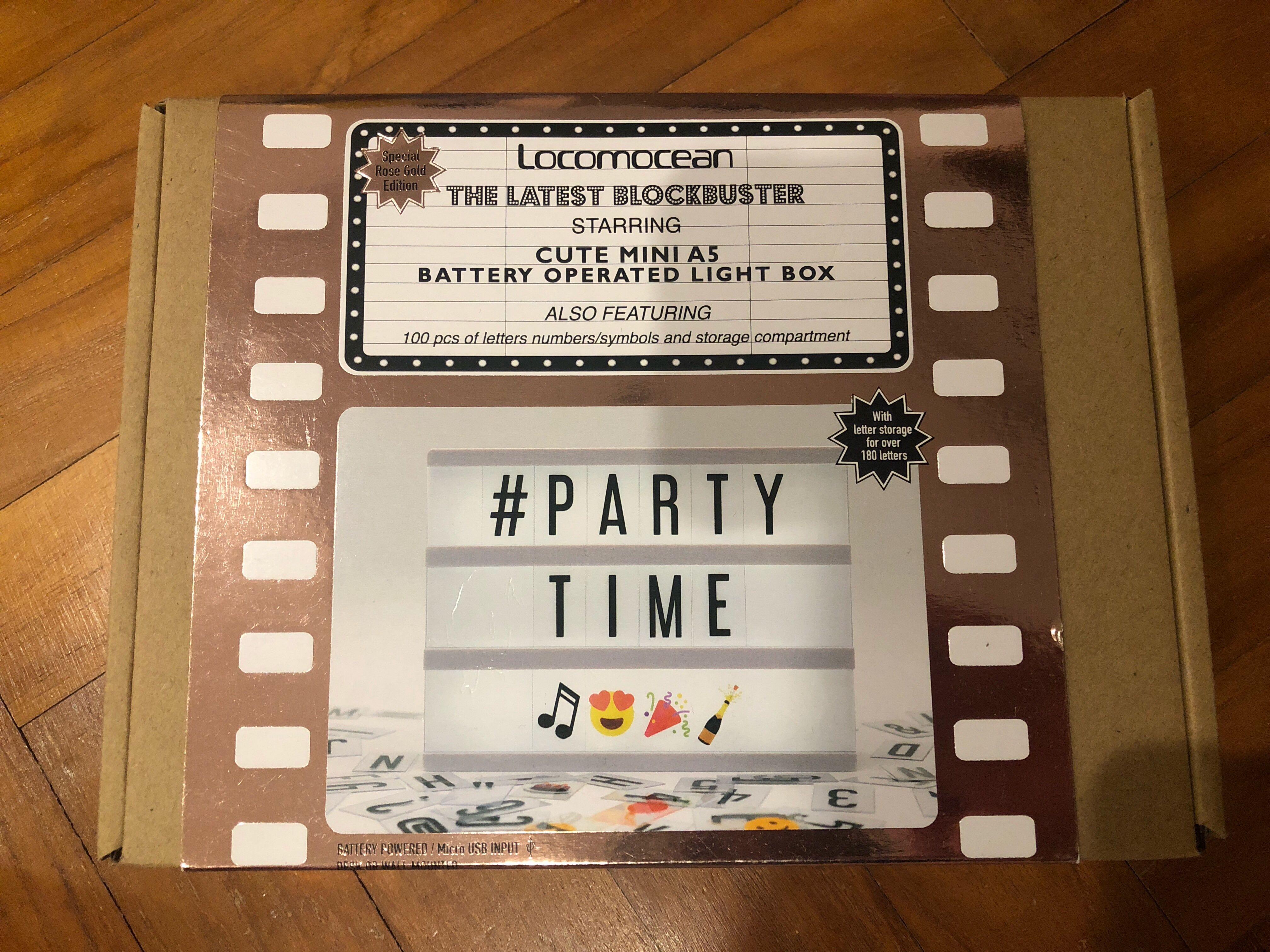 Battery Operated Light Box, Furniture & Home Living, Lighting & Fans ...