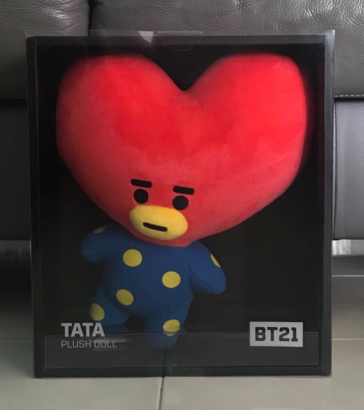 BT21 Tata Standing Doll, Hobbies & Toys, Toys & Games on Carousell
