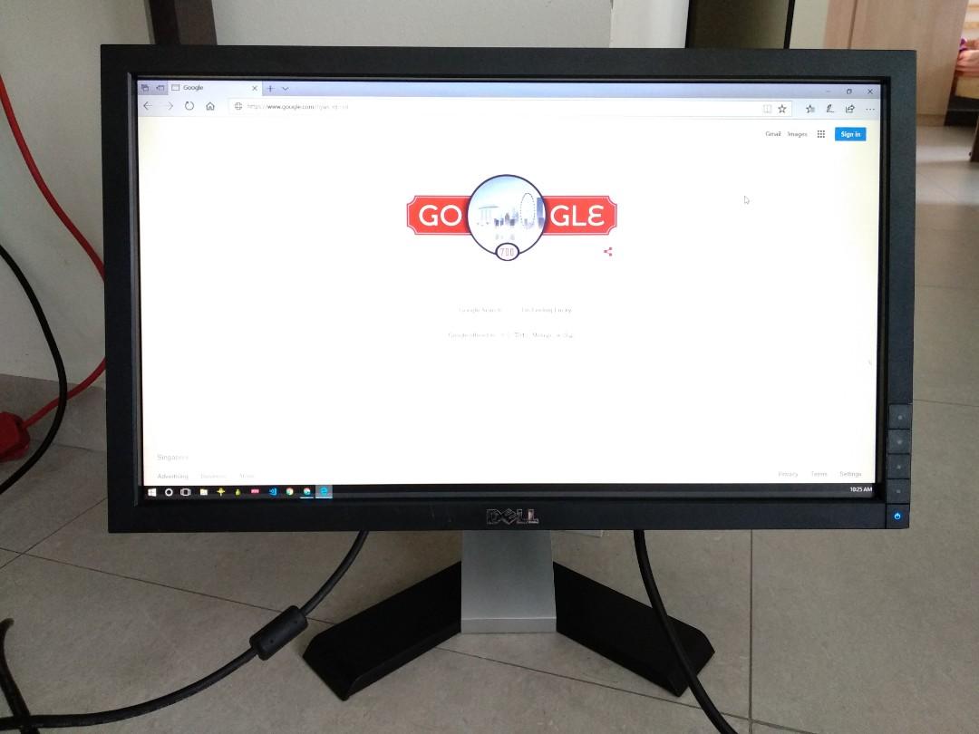 Dell monitor 20 inch E2010H 16:9 1600x900, Computers & Tech, Parts ...